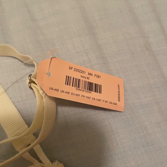 Intimates & Sleepwear | Dobreva Lace Bra Underwire Balconette Unlined ...